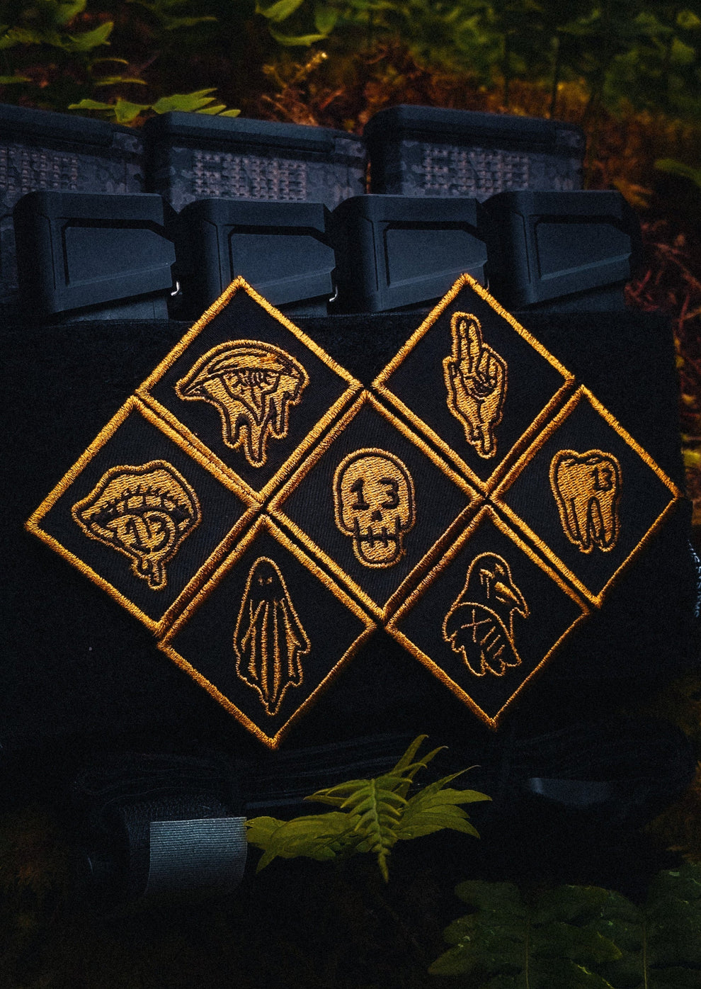 Cursed Merit Badge Patches - V1 Gold – Thirteen Systems