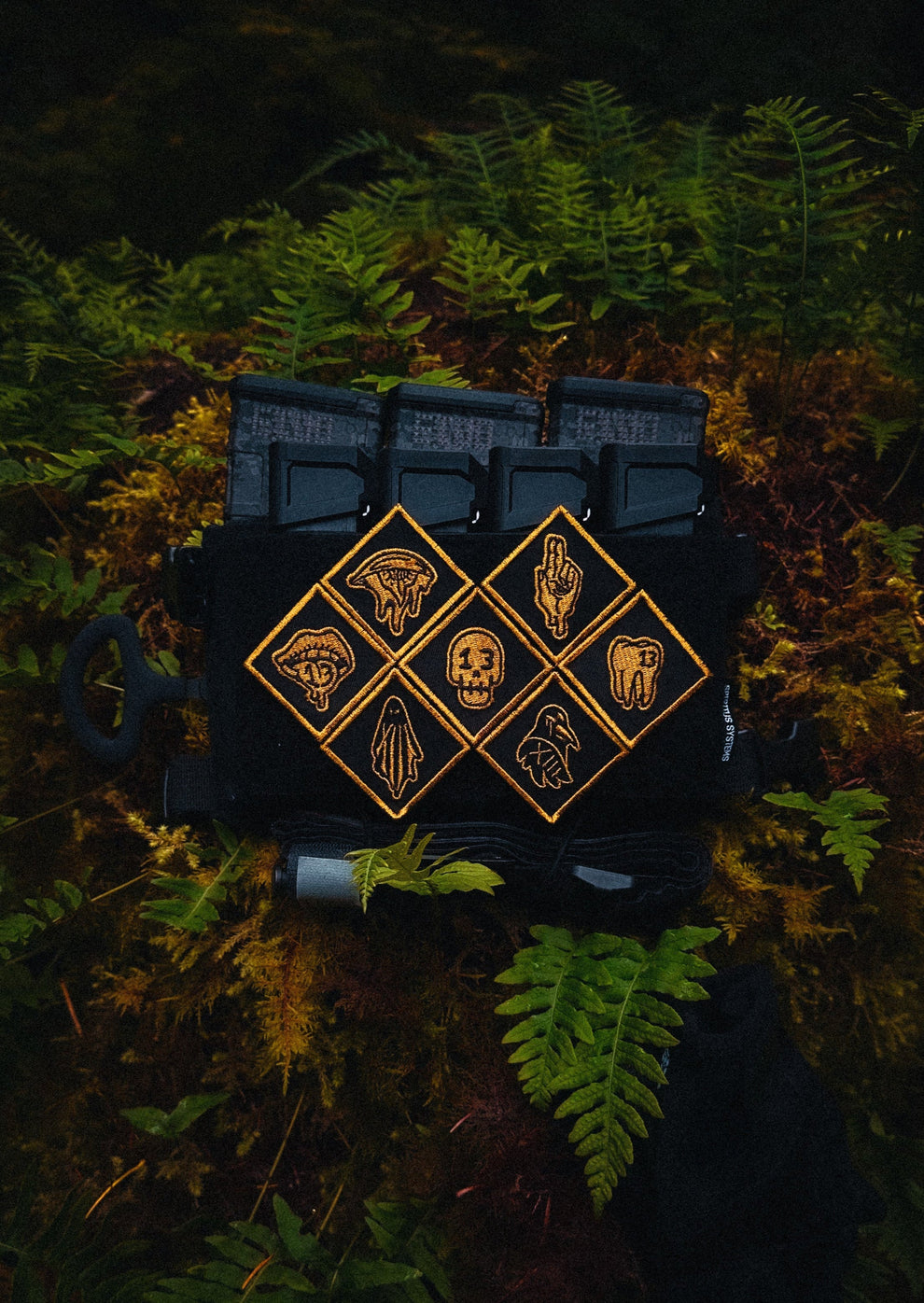 Cursed Merit Badge Patches - V1 Gold – Thirteen Systems