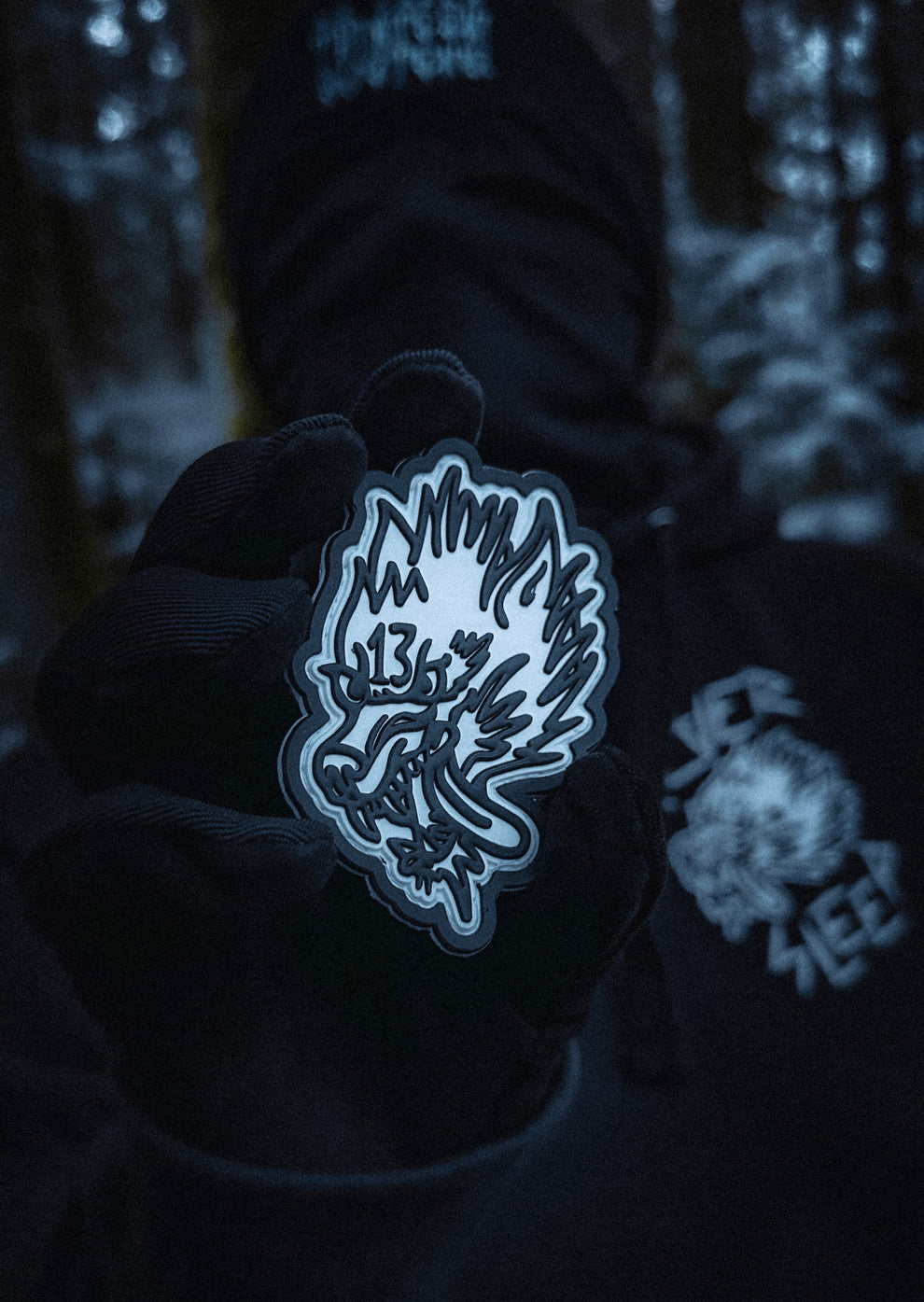 Wolf Head PVC Patch – Thirteen Systems