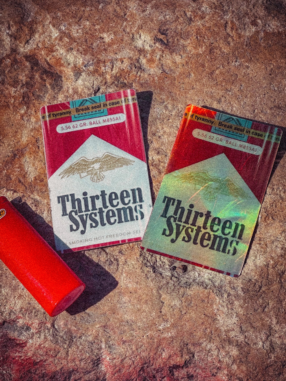 Pack of Smokes Holographic Slap – Thirteen Systems