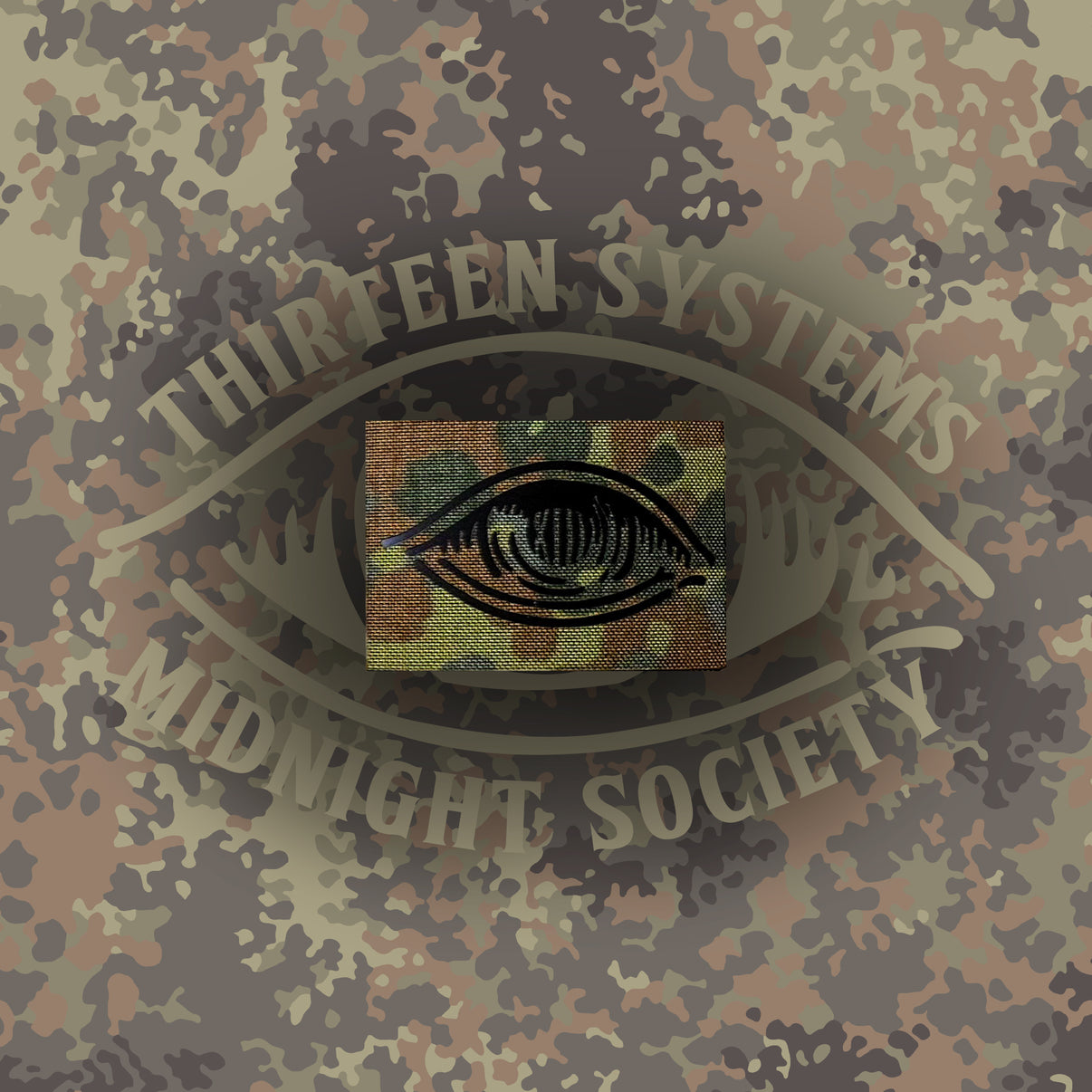 IR Flecktarn All Seeing Eye 3x2 Patch – Thirteen Systems