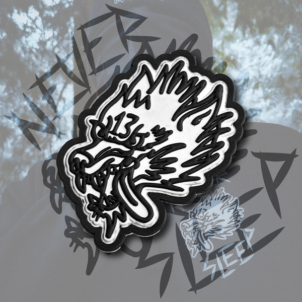 Wolf Head PVC Patch – Thirteen Systems